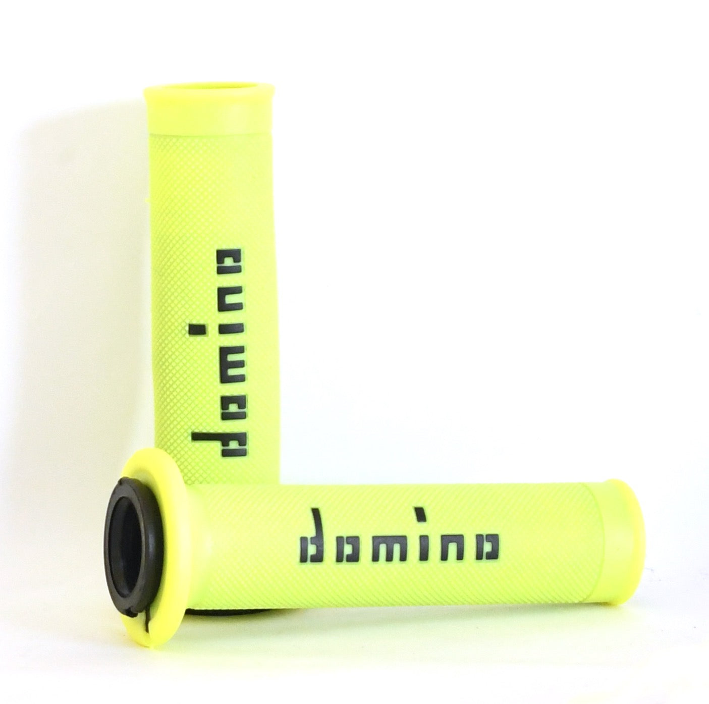 Domino A010 Dual Density Racing Grips Fluro and Black | WSC Performance