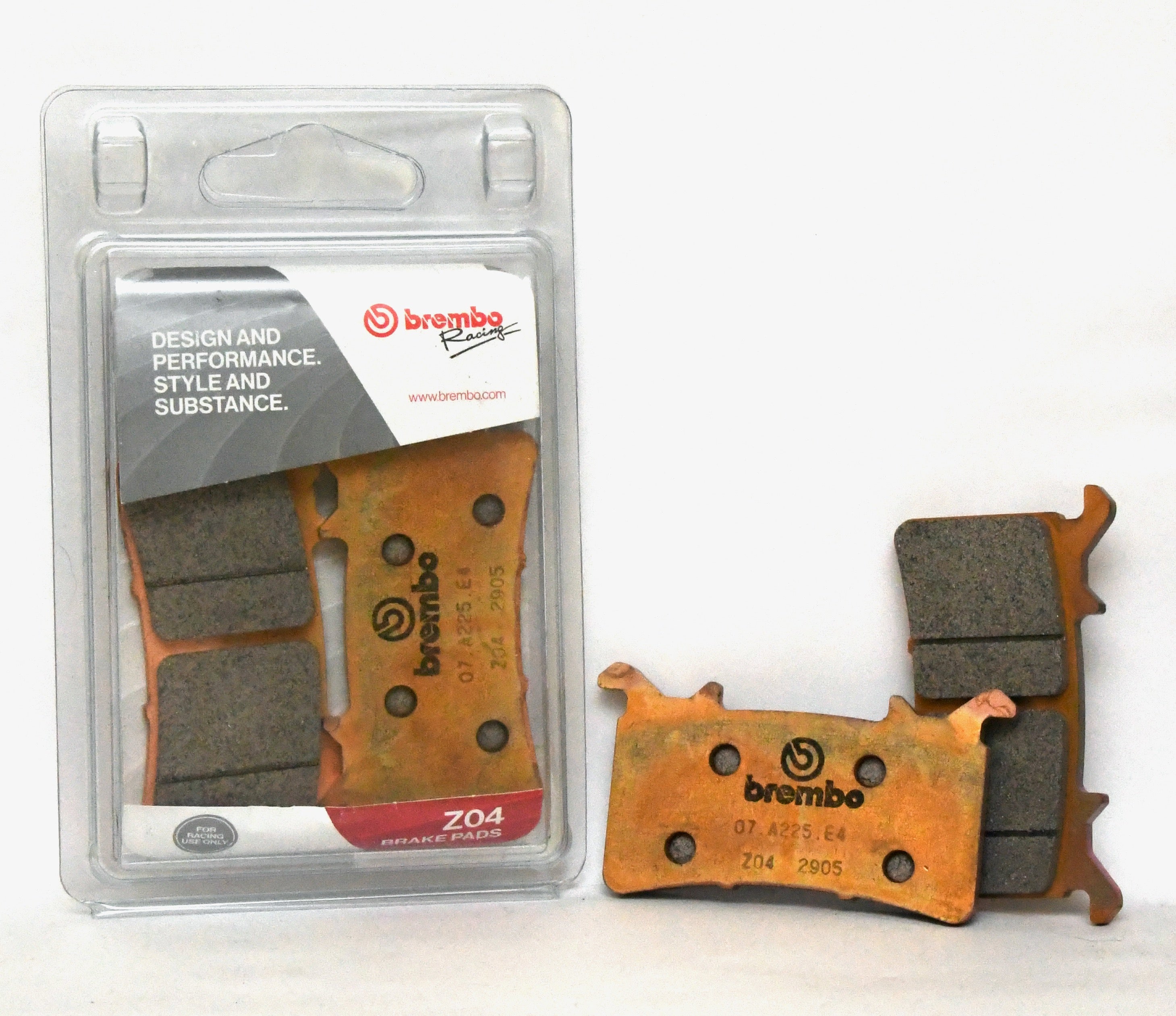 Brembo Racing Z04 Sintered Brake Pads (2x Packs) M578 WSC Performance