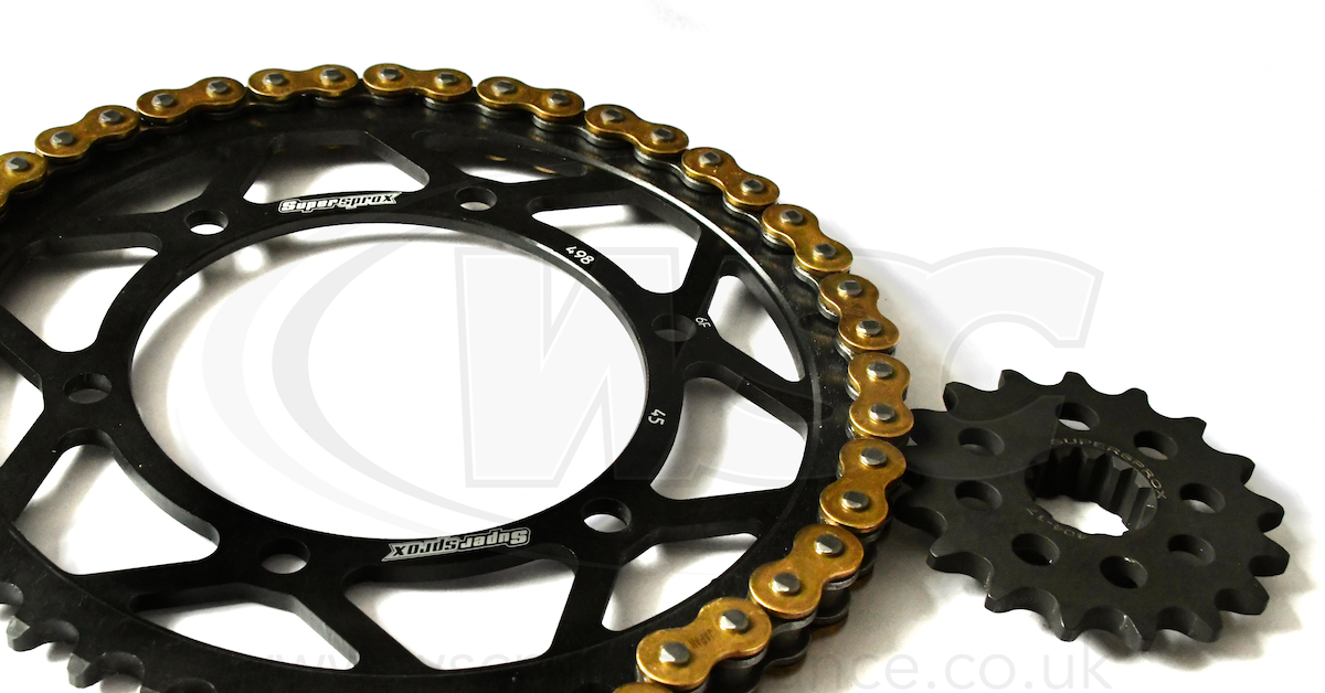 Supersprox Steel Edge Chain & Steel Sprocket Kit for Yamaha MT-09 (14 ...